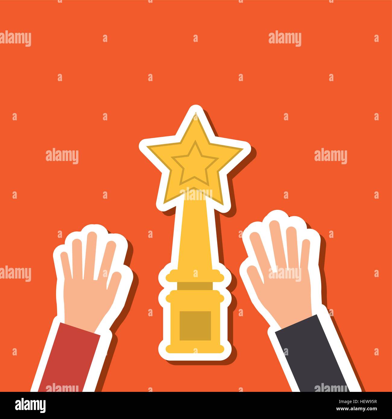 Winner and trophy design, vector illustration Stock Vector Image & Art ...