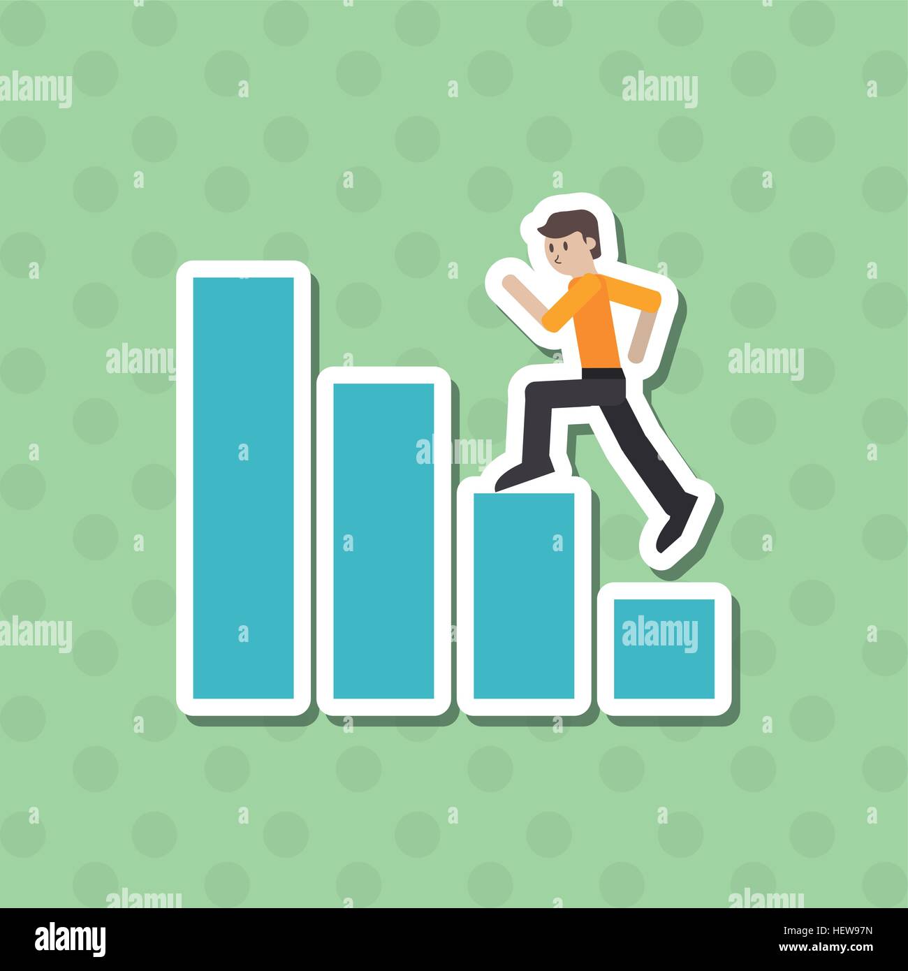 Winner and businessman design, vector illustration Stock Vector Image ...