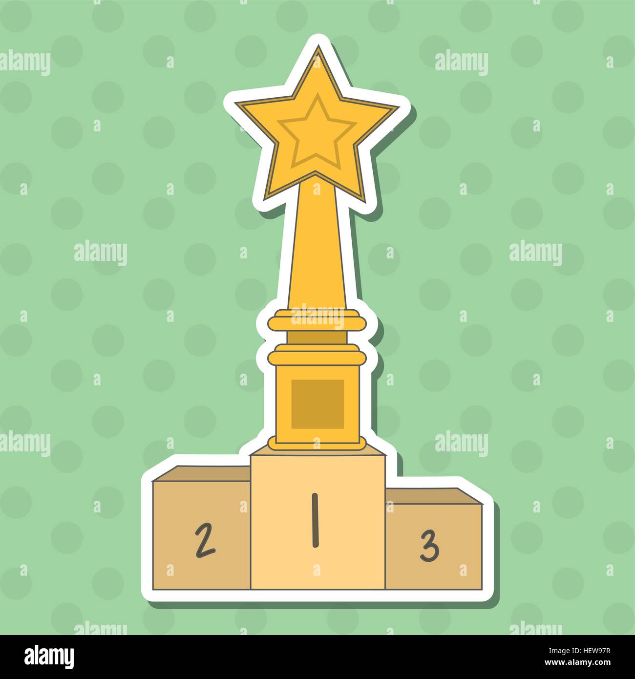 Winner and trophy design, vector illustration Stock Vector Image & Art ...