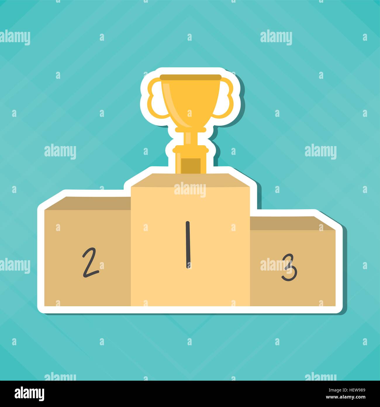 Winner and trophy design, vector illustration Stock Vector Image & Art ...