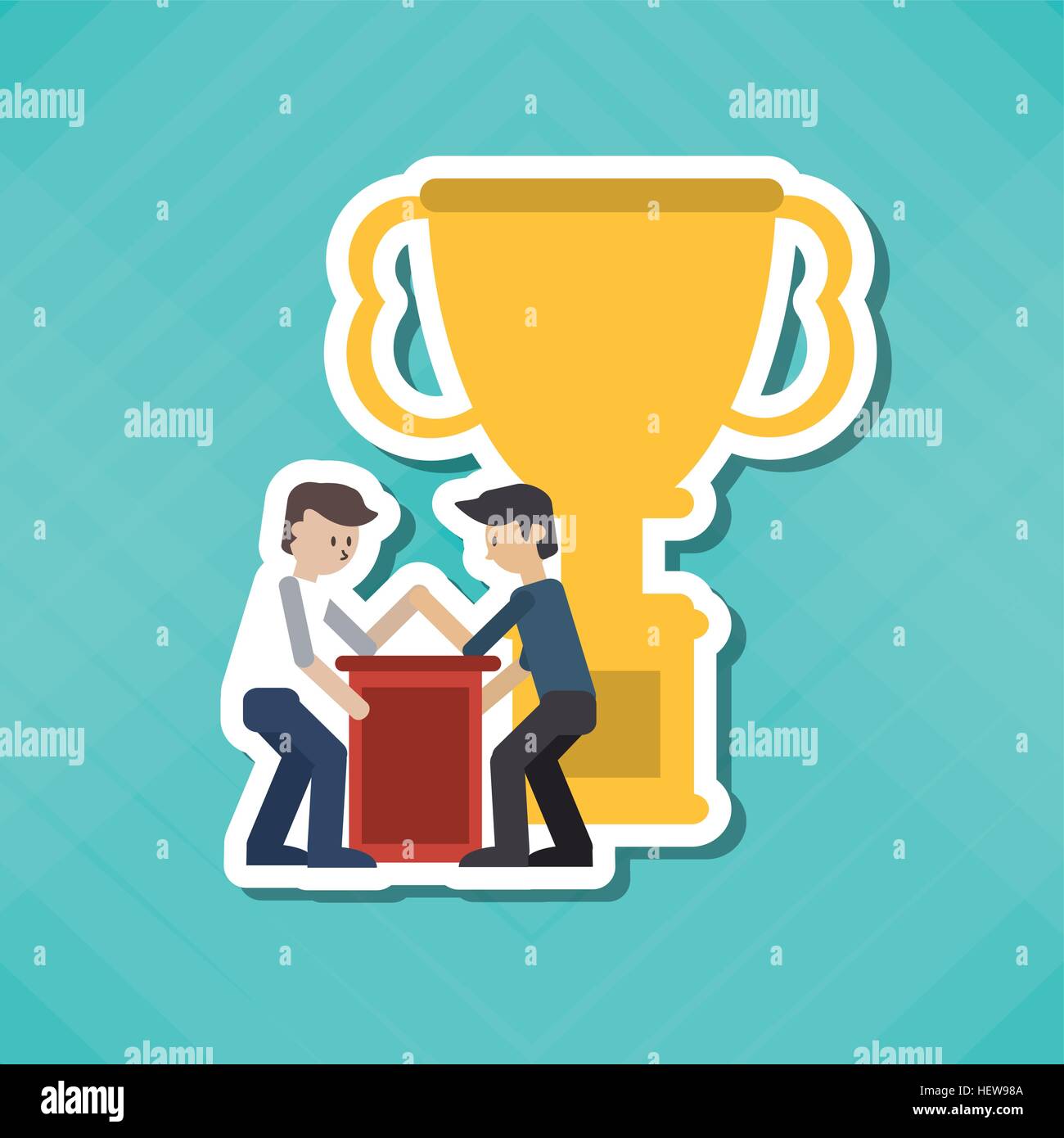 Winner and trophy design, vector illustration Stock Vector Image & Art ...