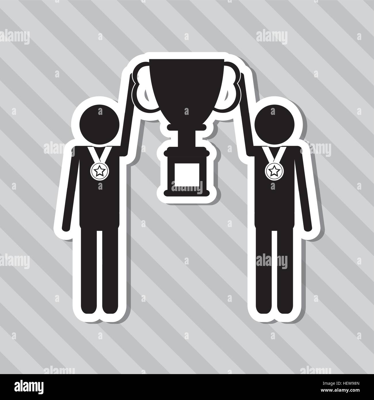 Winner and trophy design, vector illustration Stock Vector Image & Art ...