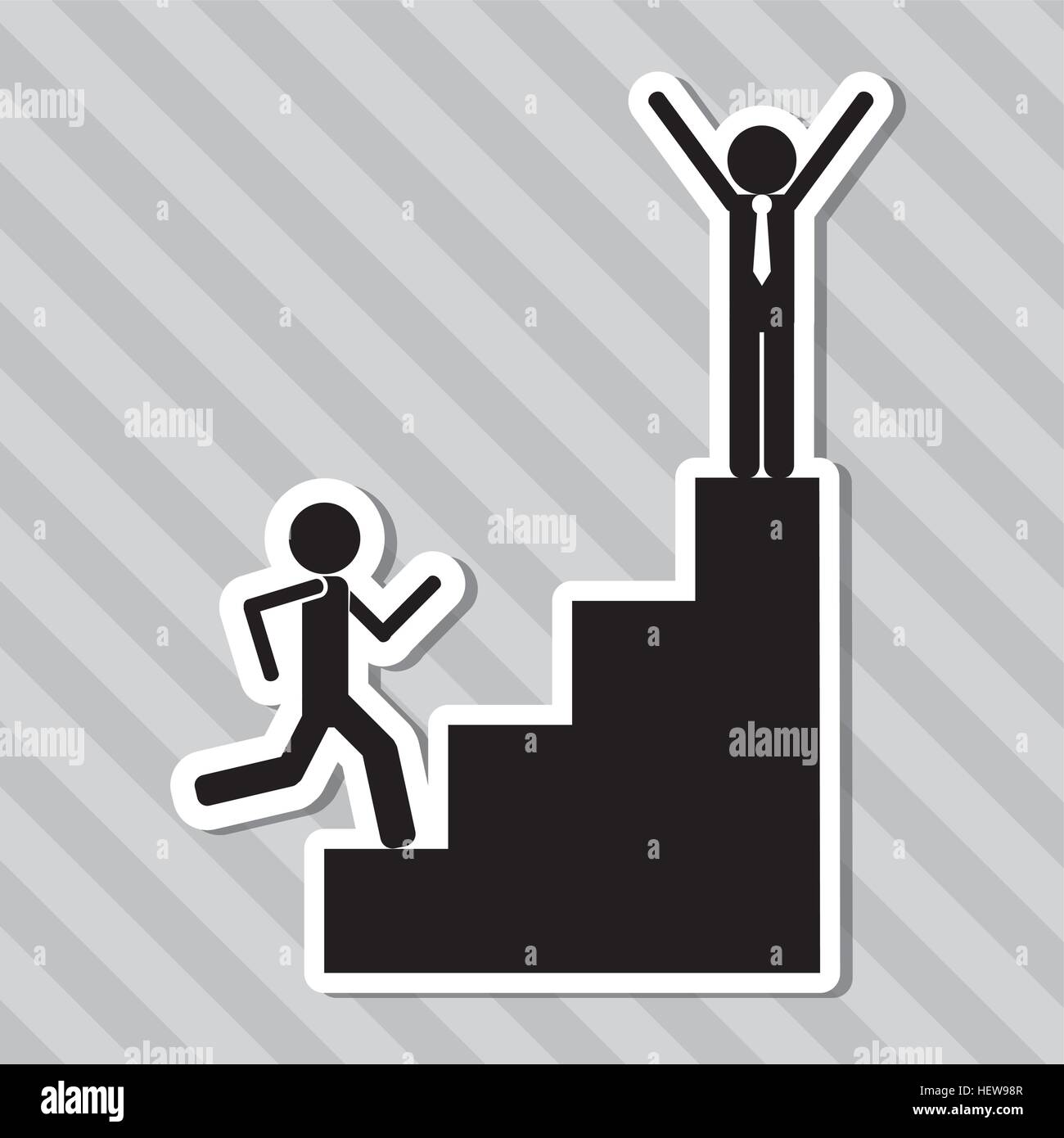 Winner and businessman design, vector illustration Stock Vector Image ...