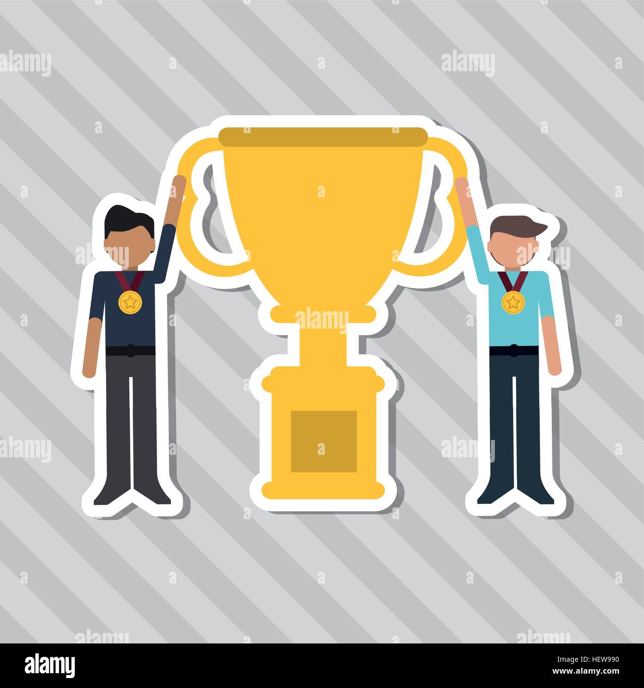 Winner and trophy design, vector illustration Stock Vector Image & Art ...