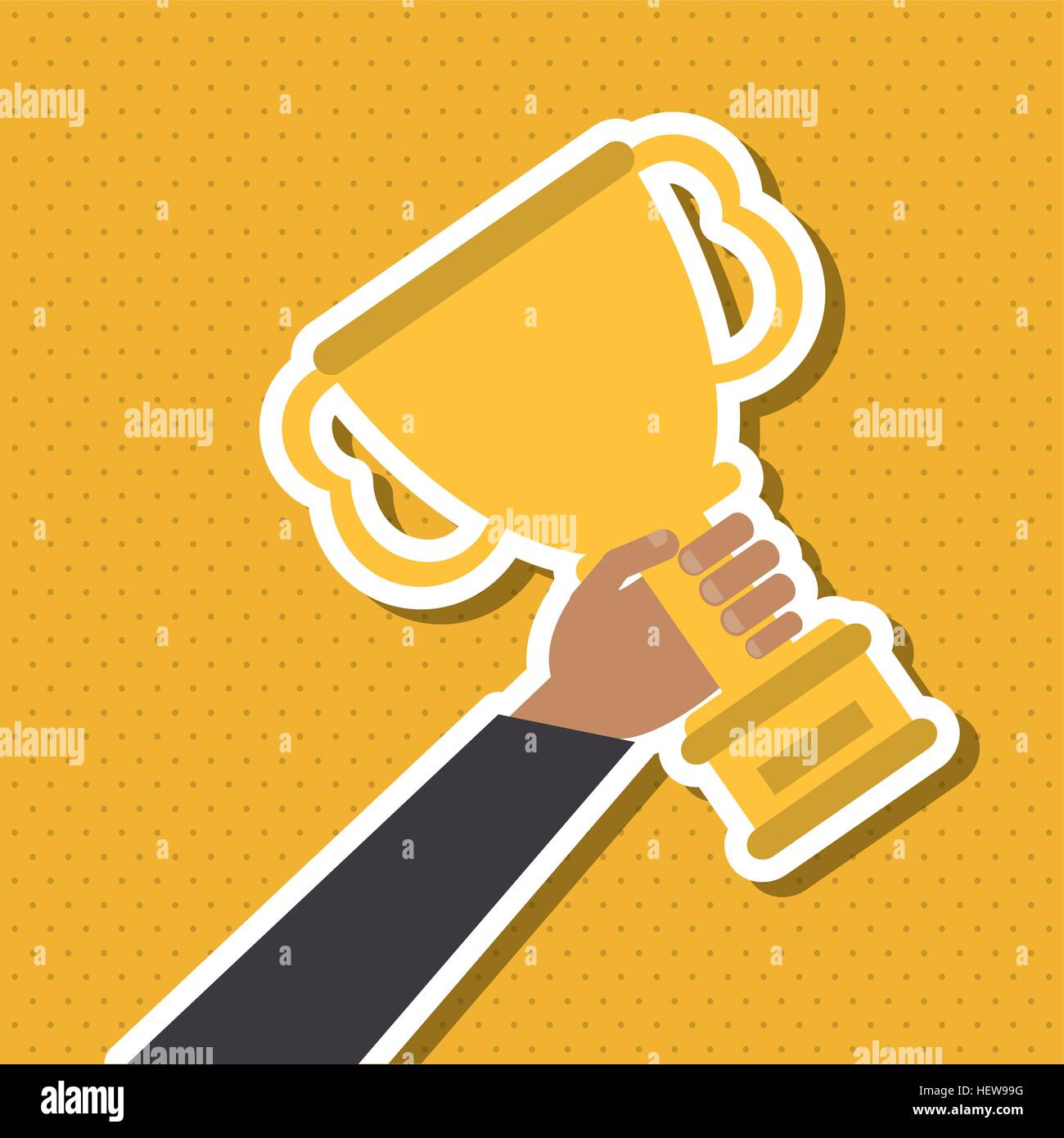 Winner and trophy design, vector illustration Stock Vector Image & Art ...