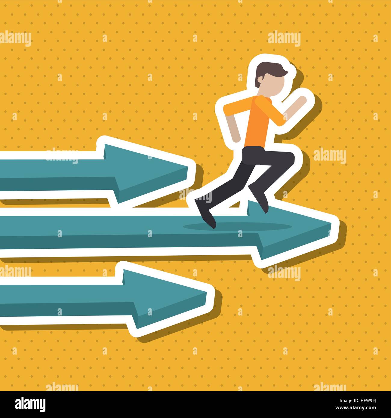 Winner and businessman design, vector illustration Stock Vector Image ...