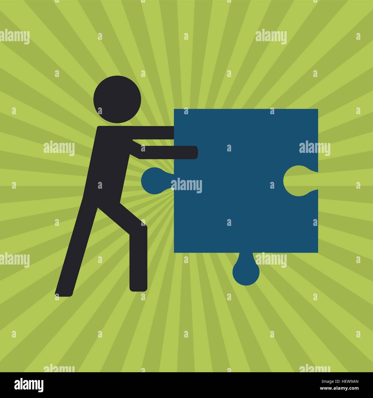 Teamwork with puzzle design Stock Vector Image & Art - Alamy