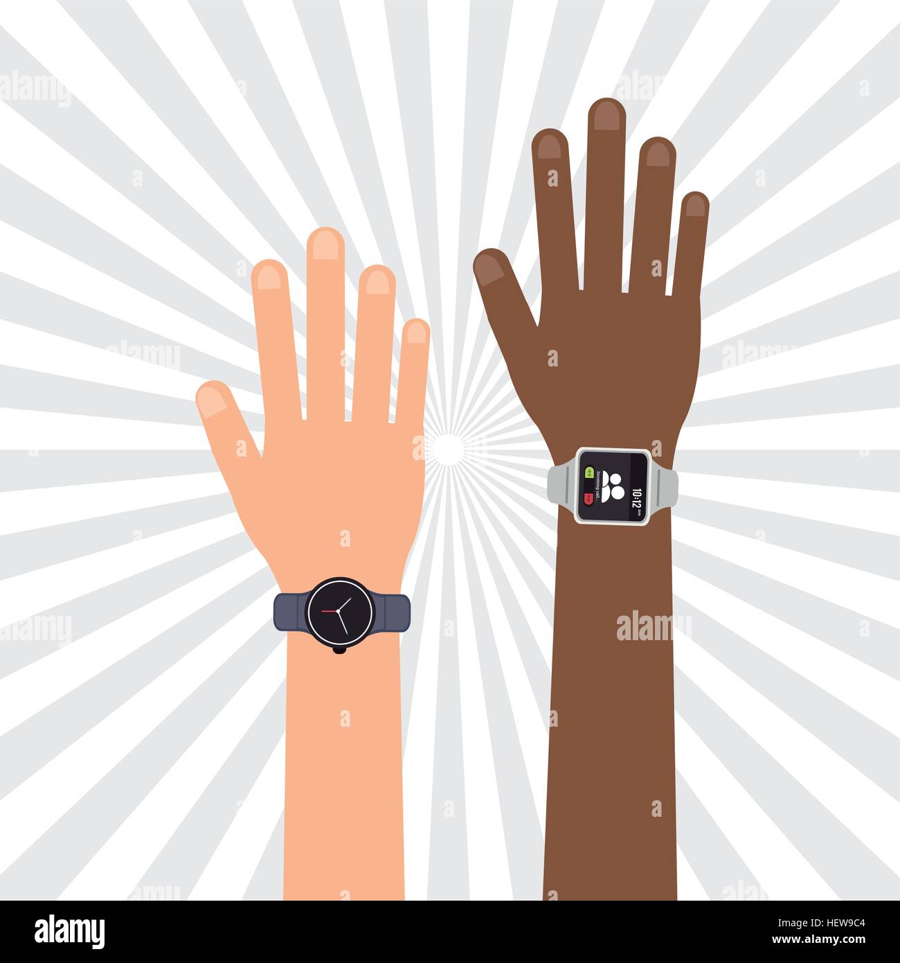 Teamwork with human hand design Stock Vector Image & Art - Alamy