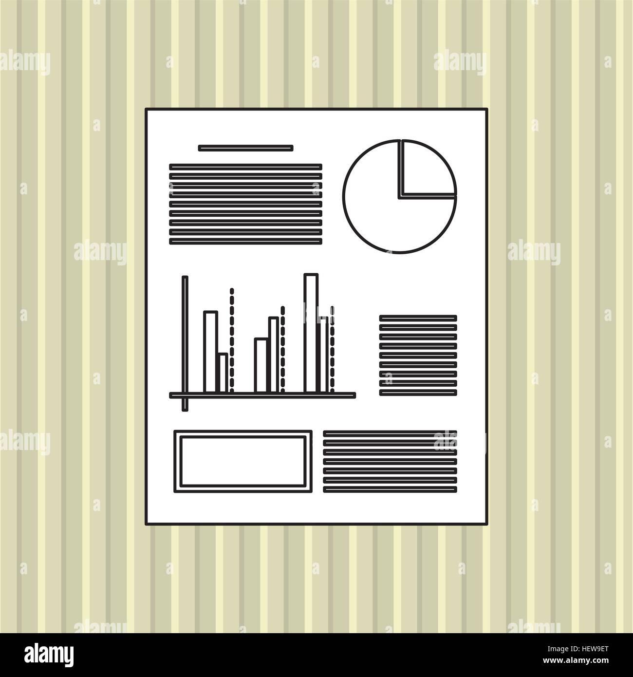 Infographic document design, vector illustration Stock Vector Image ...