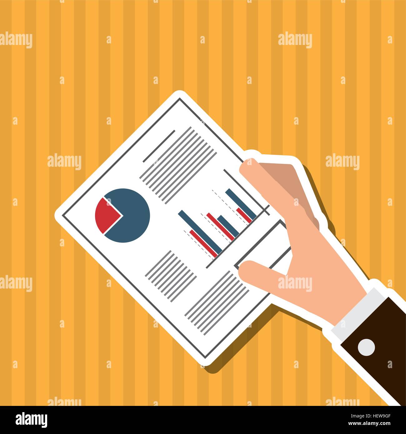 Infographic document design, vector illustration Stock Vector Image ...