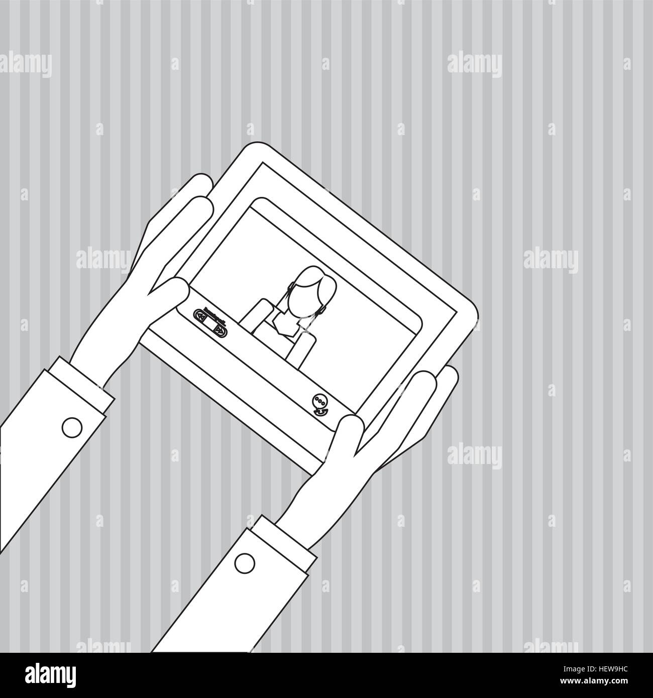 tablet icon design, vector illustration Stock Vector Image & Art - Alamy