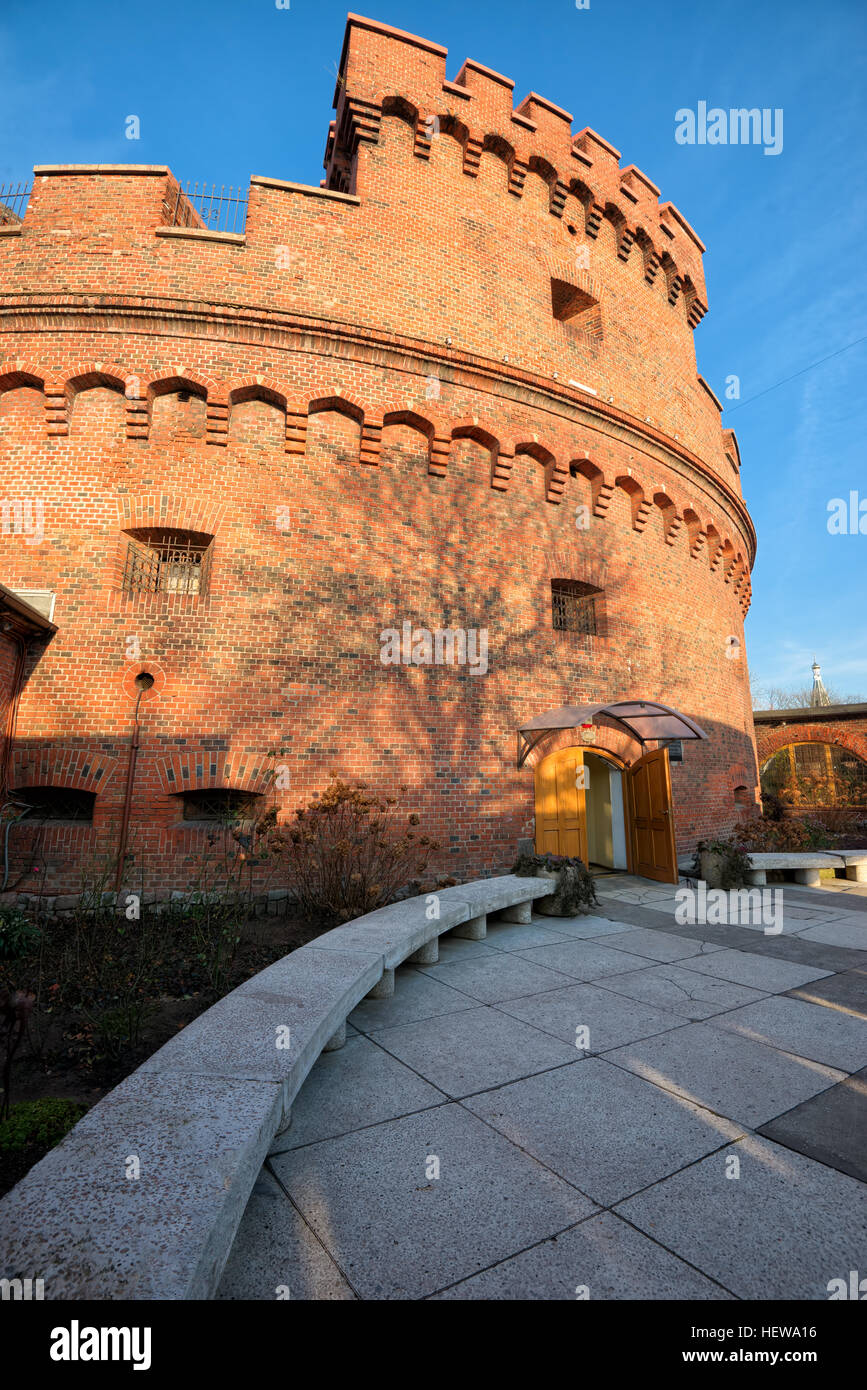 Defensive tower Dona, old german military fortification, was built in ...