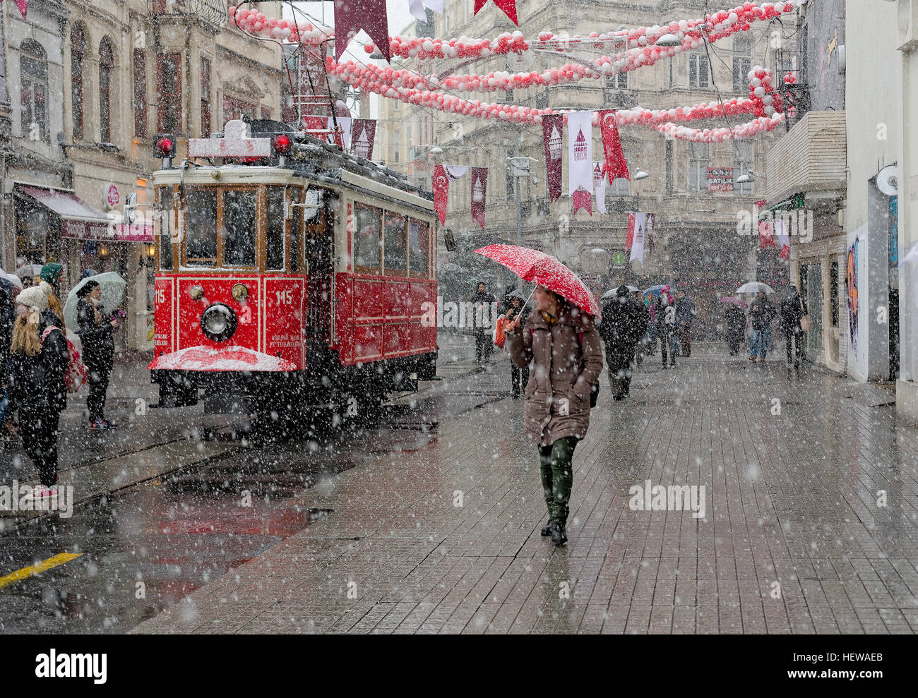 Nostalgic winter scene hi-res stock photography and images - Alamy