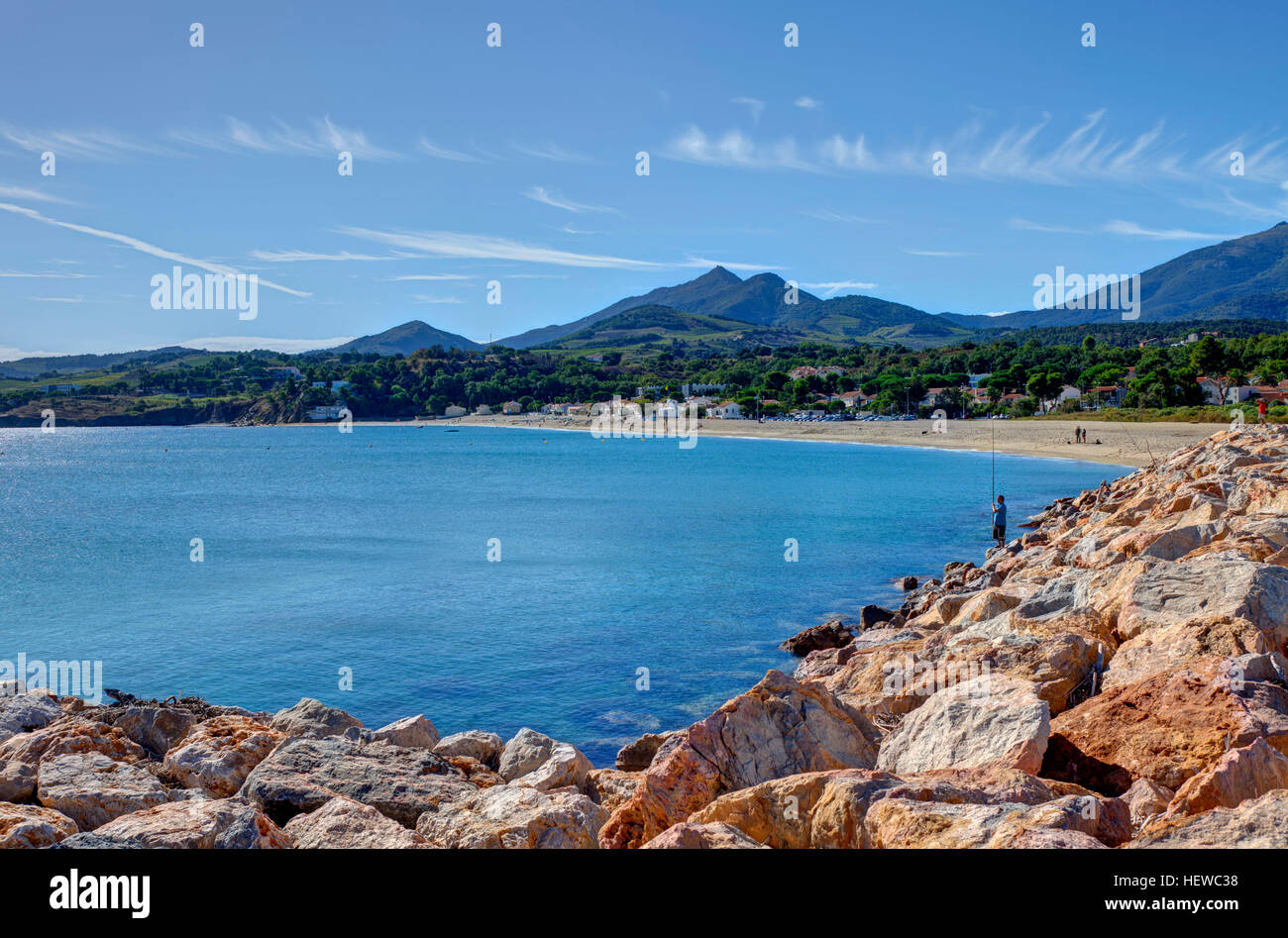 Argelès-sur-mer (south of France): the waterfront Stock Photo - Alamy