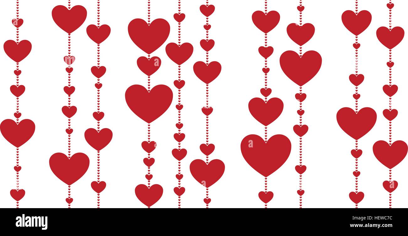 Seamless decorative hearts Stock Vector Image & Art - Alamy
