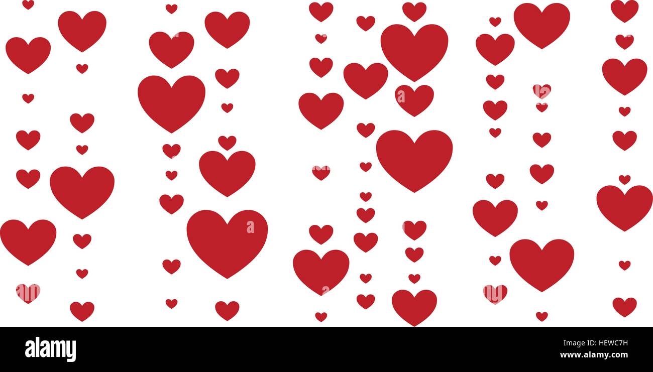 Seamless decorative hearts Stock Vector Image & Art - Alamy