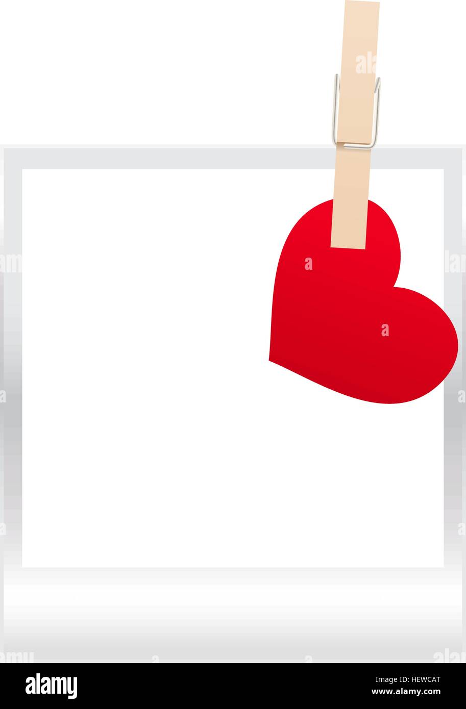 Frame and Heart Stock Vector Image & Art - Alamy