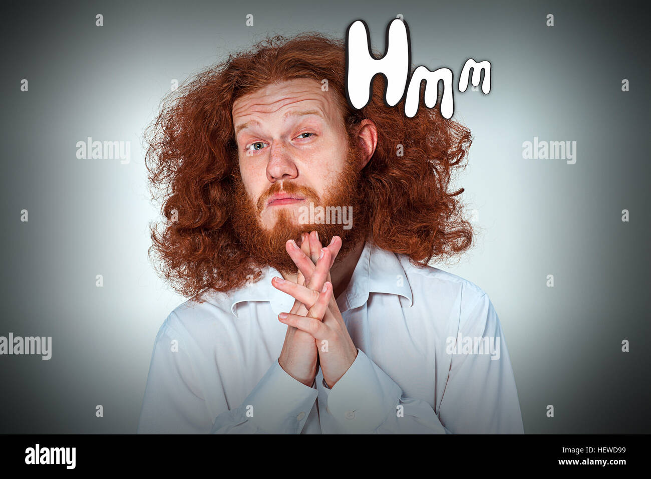 Portrait of young man with shocked facial expression Stock Photo - Alamy