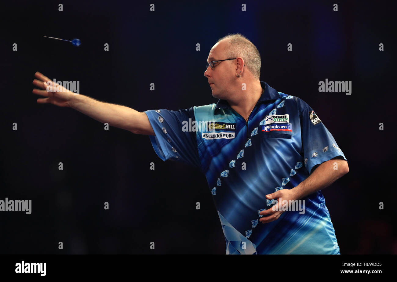 Ian White during day nine of the William Hill World Darts Championship ...
