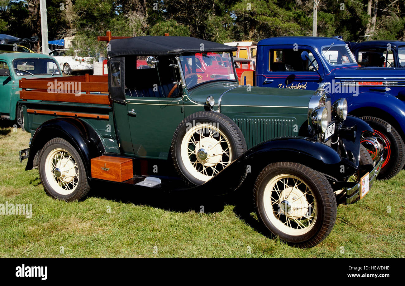 The 1930-1931 Ford Model A pickup underwent significant design changes ...