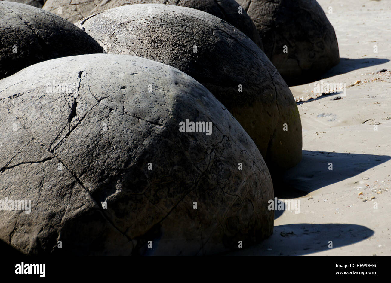 Concretions, natural rock formations, form when minerals cement ...