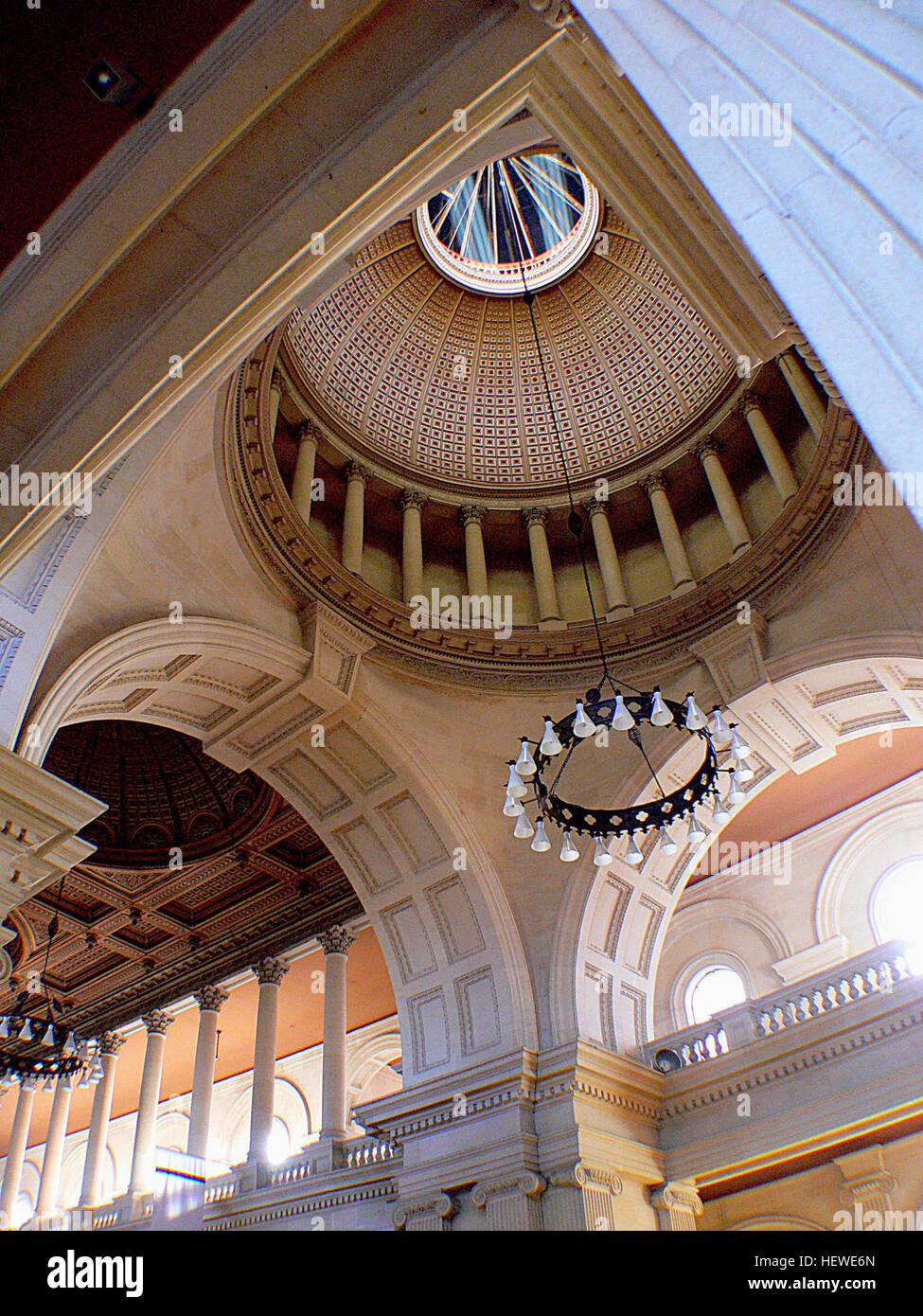The Cathedral of the Blessed Sacrament in Christchurch, New Zealand, is ...