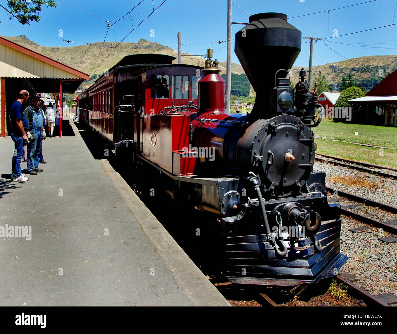 Geared logging steam locomotive hi-res stock photography and images - Alamy