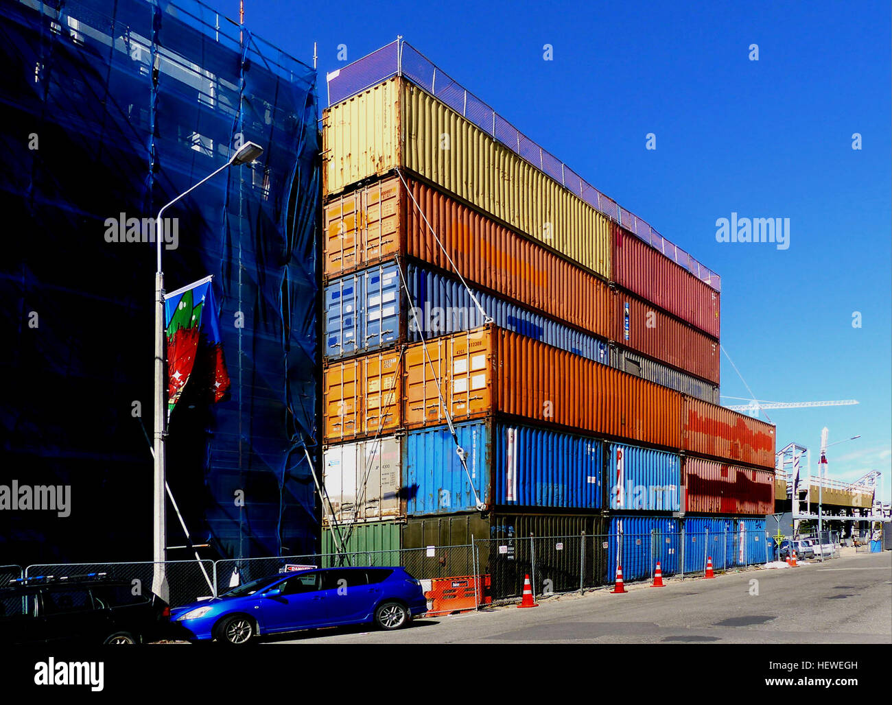 Shipping containers play a vital role in the rebuilding of Christchurch ...