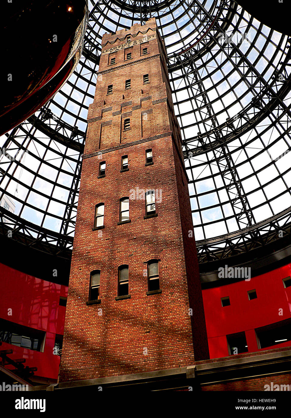 Coop's Shot Tower, completed in 1888, is located in Melbourne's CBD. It ...