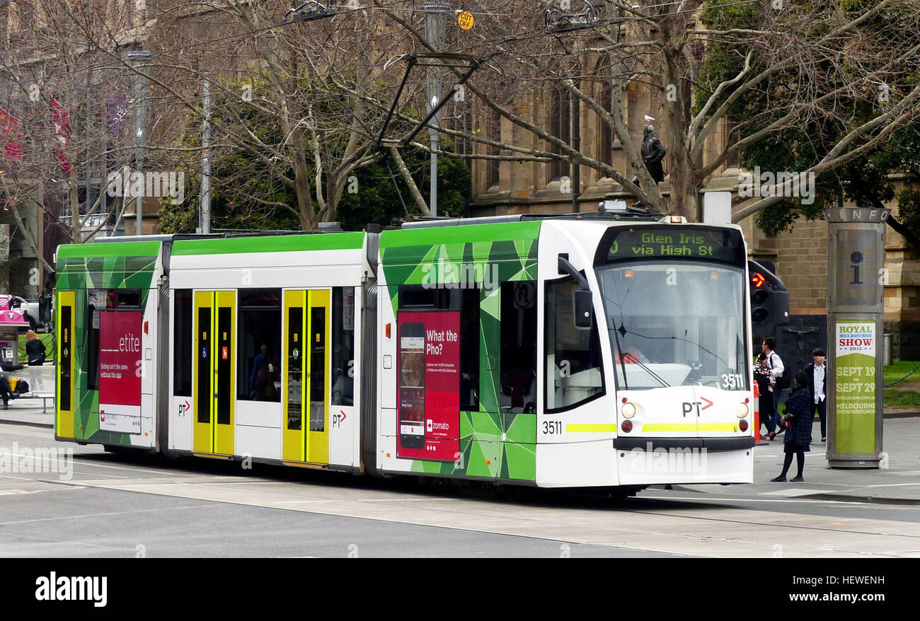 The D-class trams, part of Melbourne's public transport system, are ...