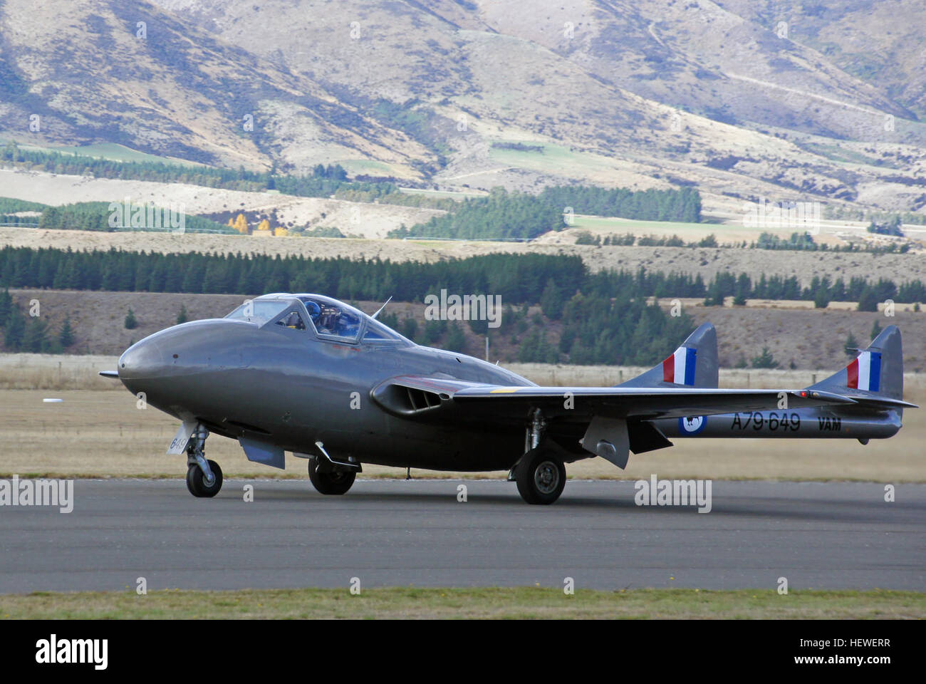 The de Havilland DH.100 Vampire was a British jet fighter developed and ...