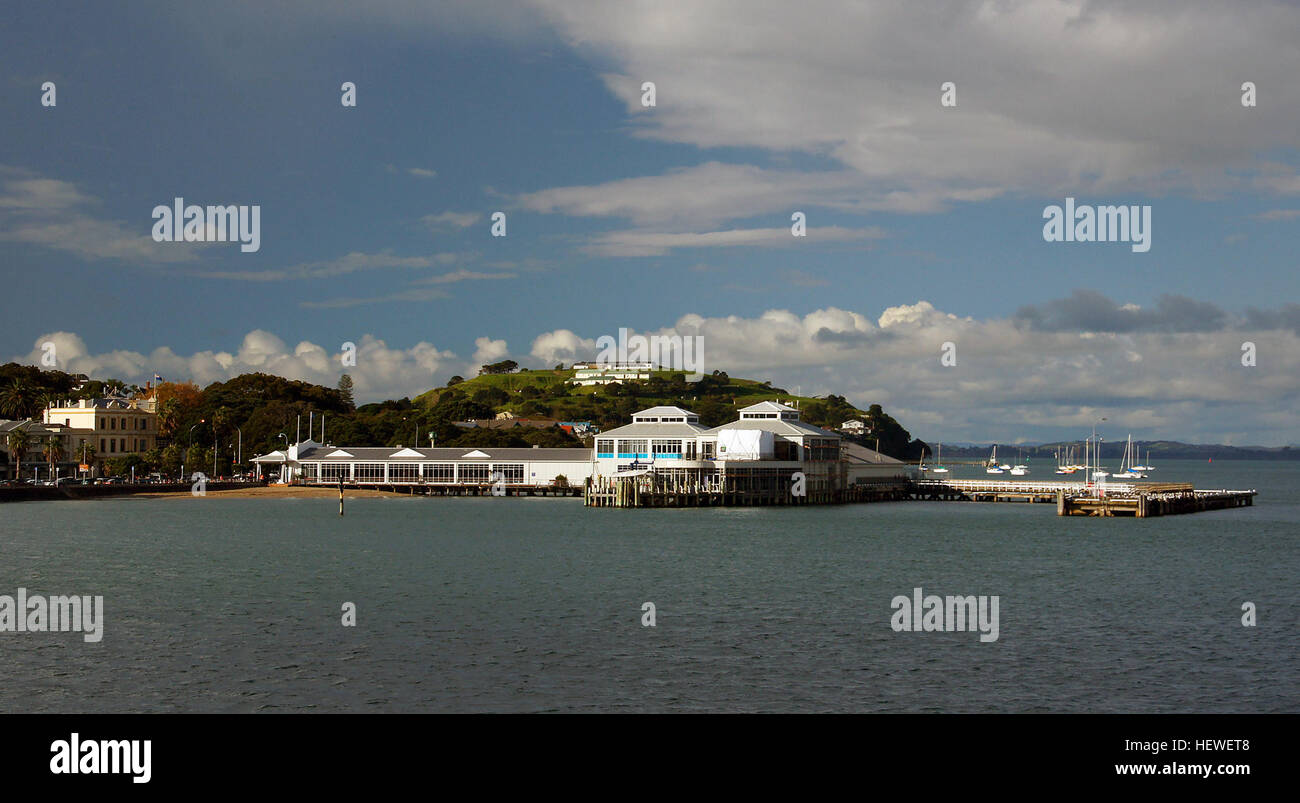 Devonport Ferry Terminal in Auckland, New Zealand, serves as a key ...