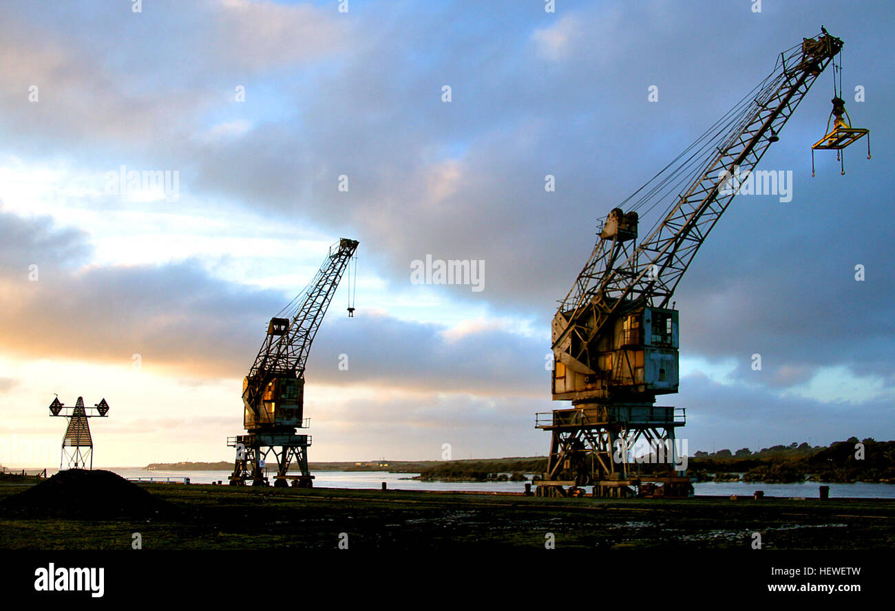 A derrick is a lifting device used in industrial applications ...