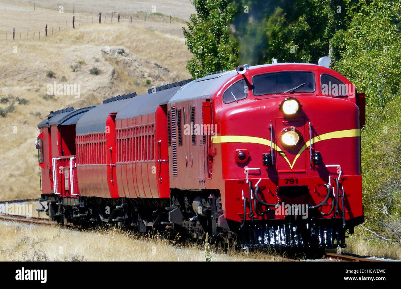 Two diesel locomotives hi-res stock photography and images - Alamy