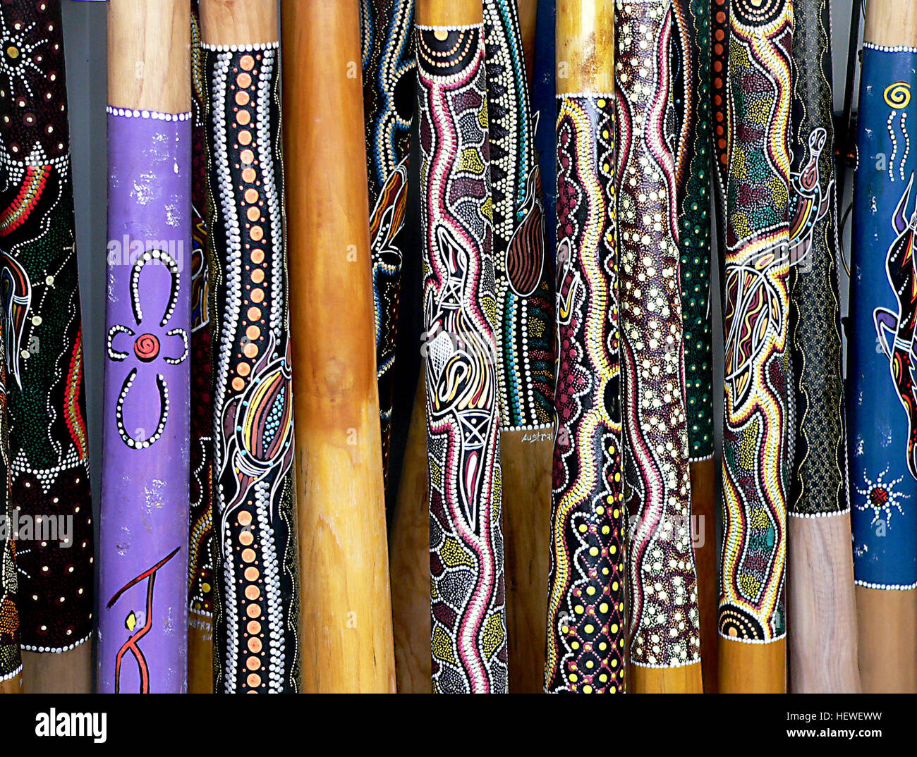 Australian souvenirs often include native art and cultural items like ...