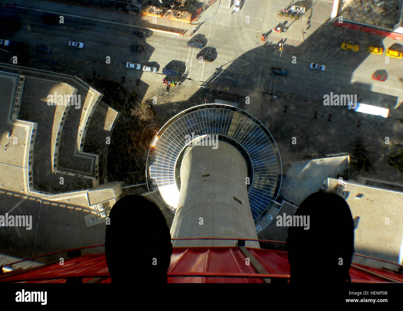 Birds Eye View From The Calgary Tower High Resolution Stock Photography ...