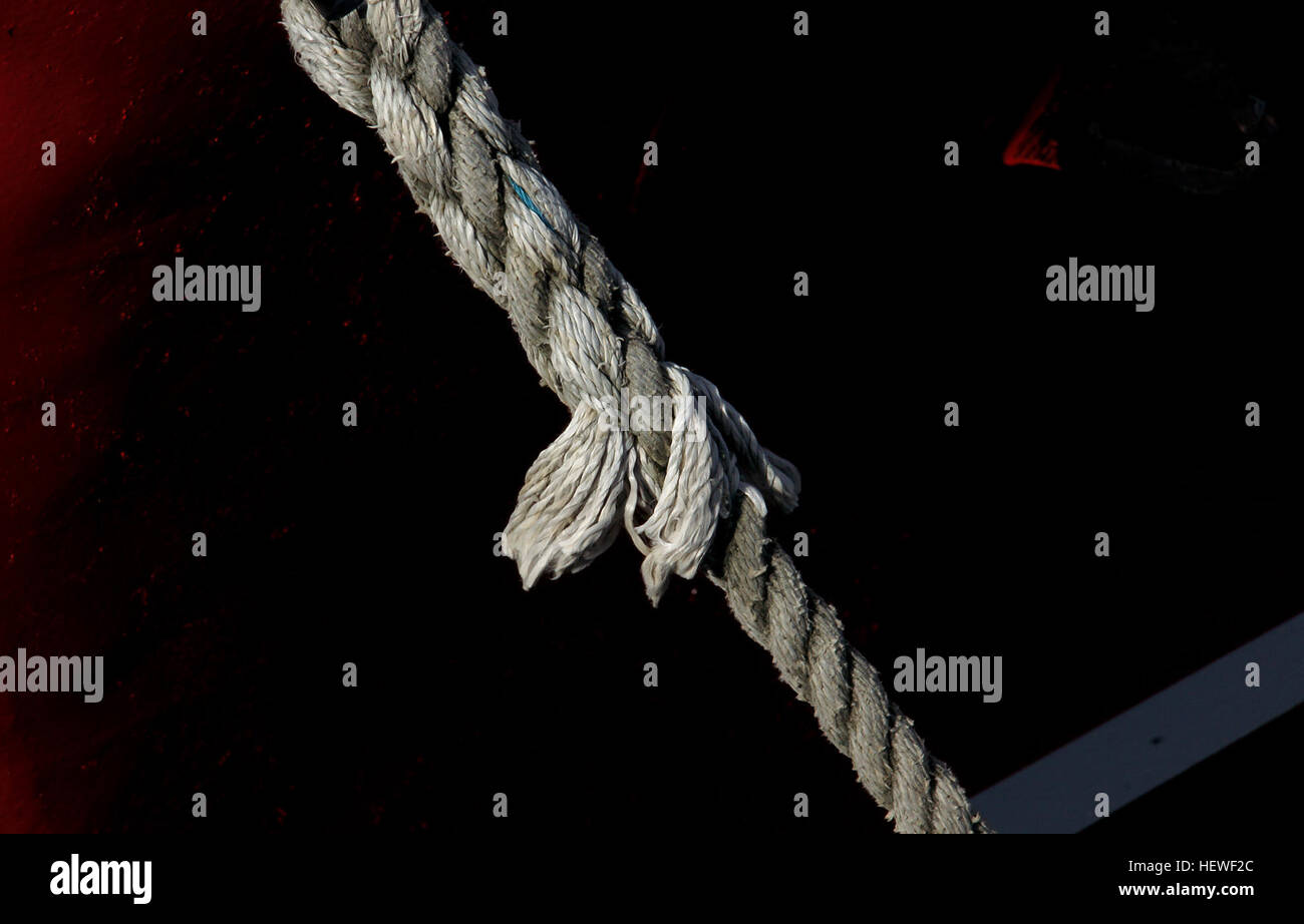 Boats rely on fasteners, knots, ropes, and ties for securing and ...