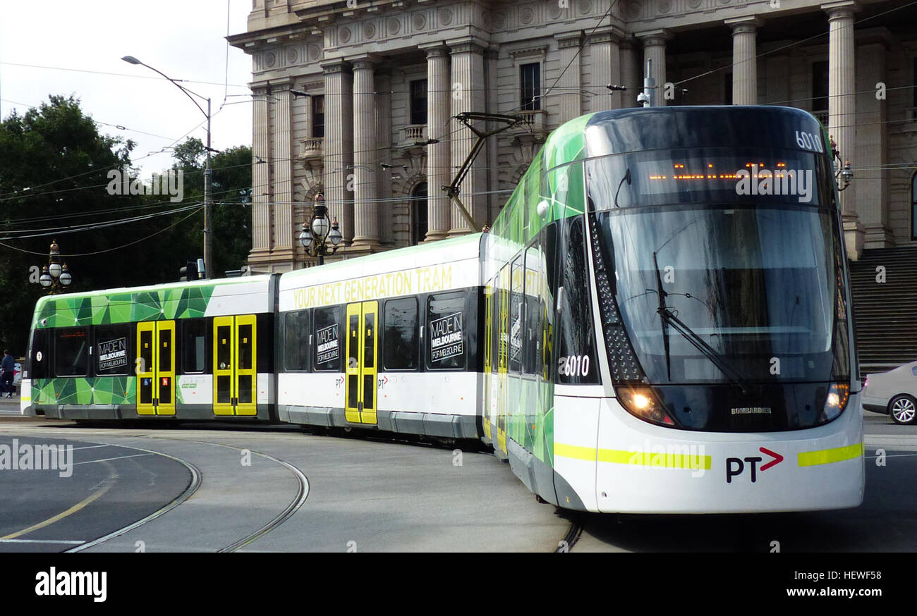 The E-class trams, introduced to Melbourne in 2013, are modern ...