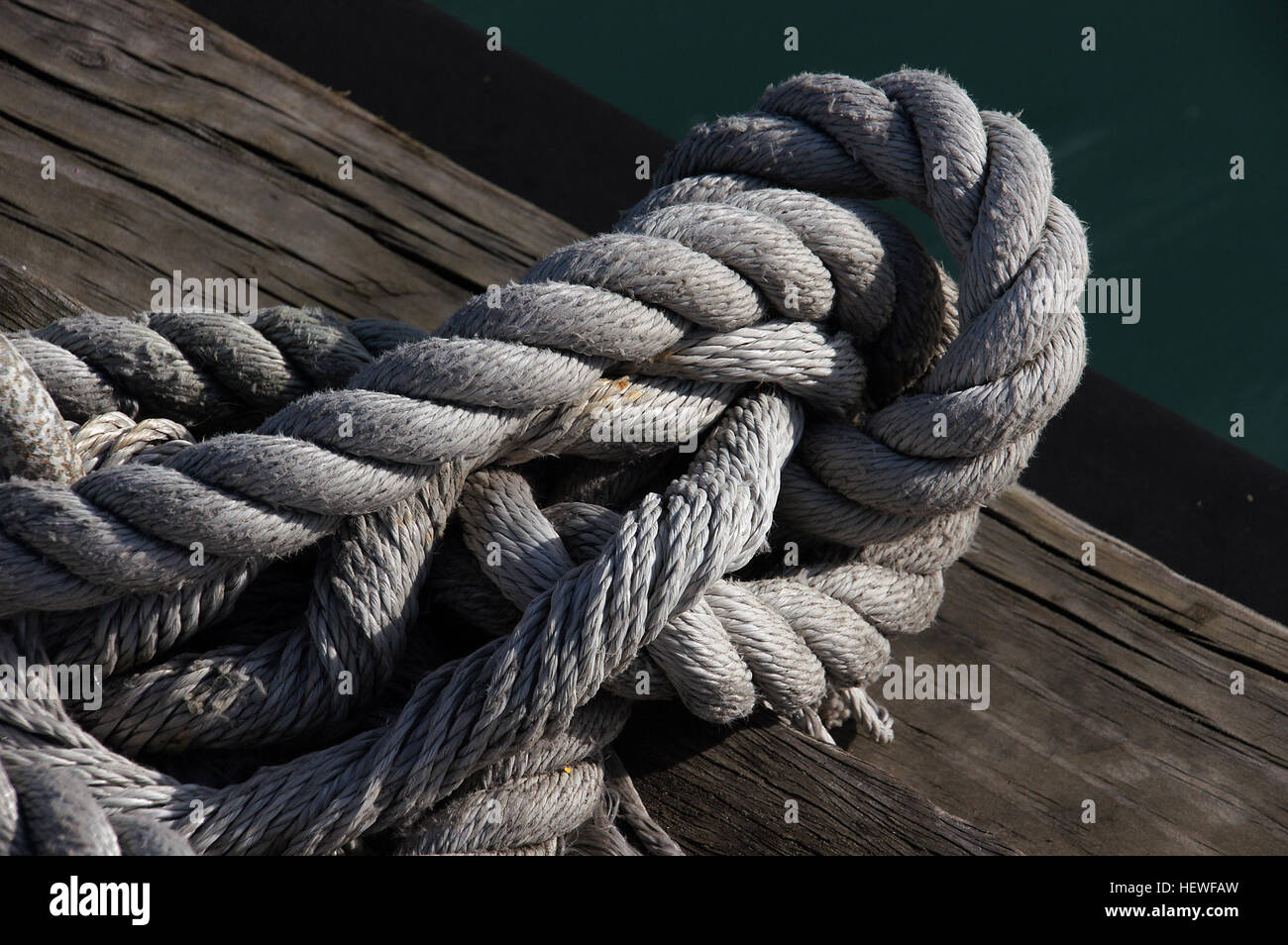 Photography of various boating accessories such as fasteners, knots ...