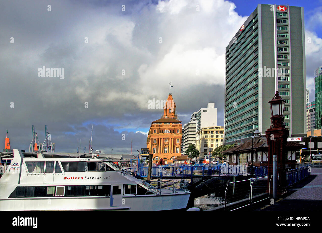 Ferries in Auckland, New Zealand, operated by Fullers offer a ...