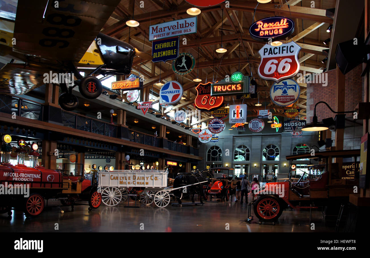 The car show features a display of American luxury cars, showcasing ...