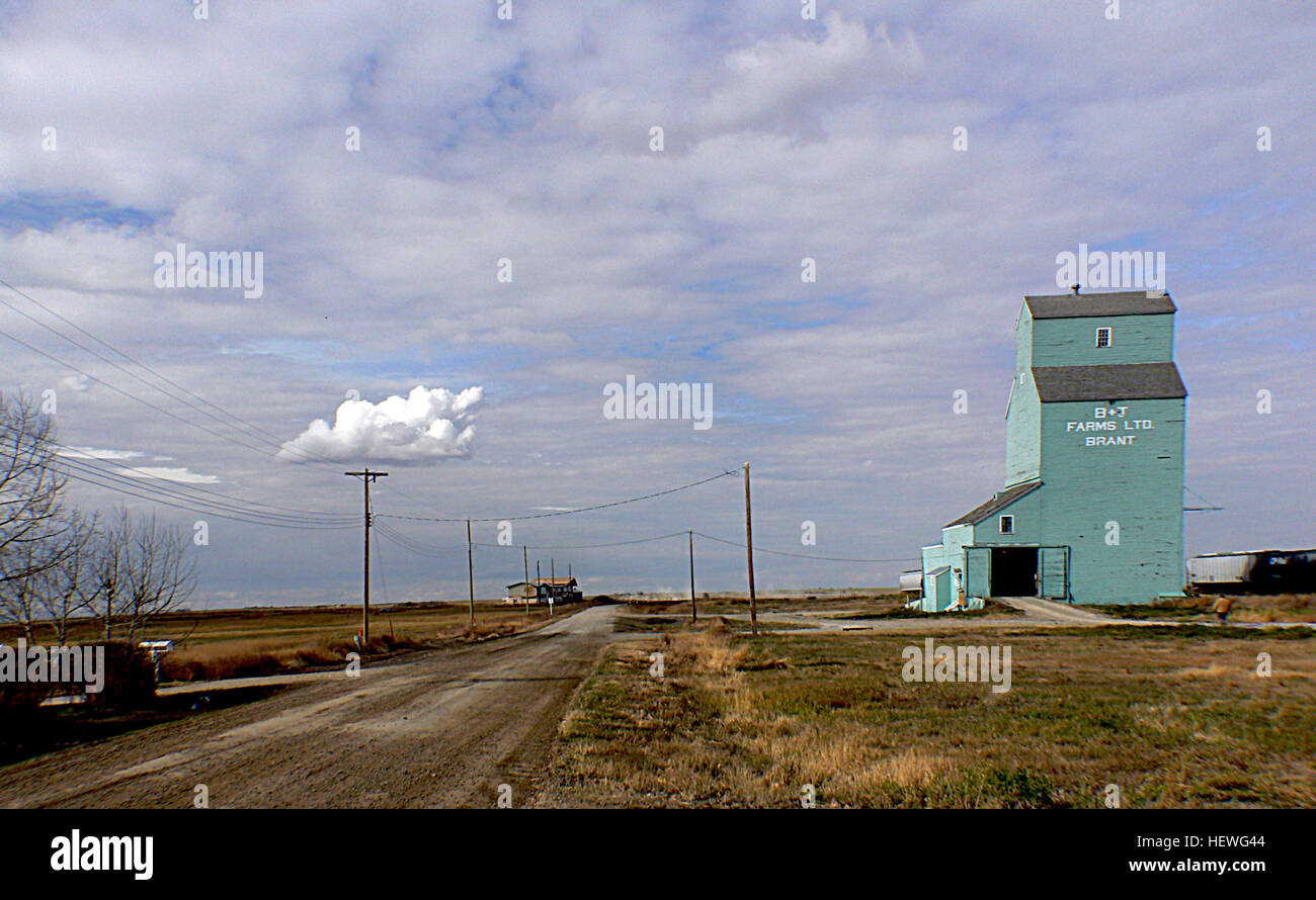 Brant, Alberta, was one of the first towns established during the ...