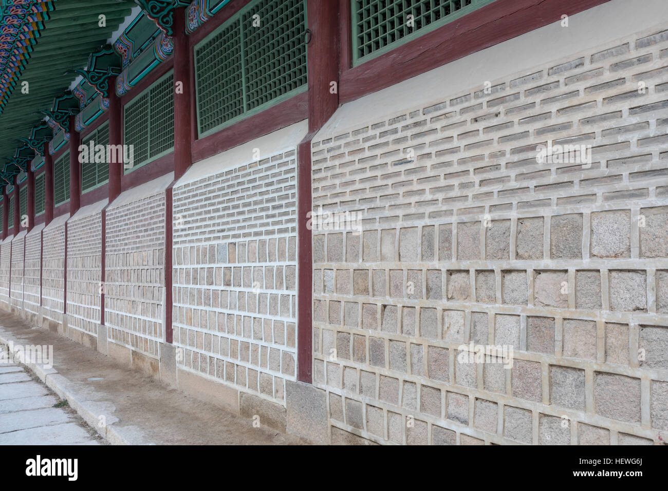Background of ancient Chinese wall of temple Stock Photo - Alamy