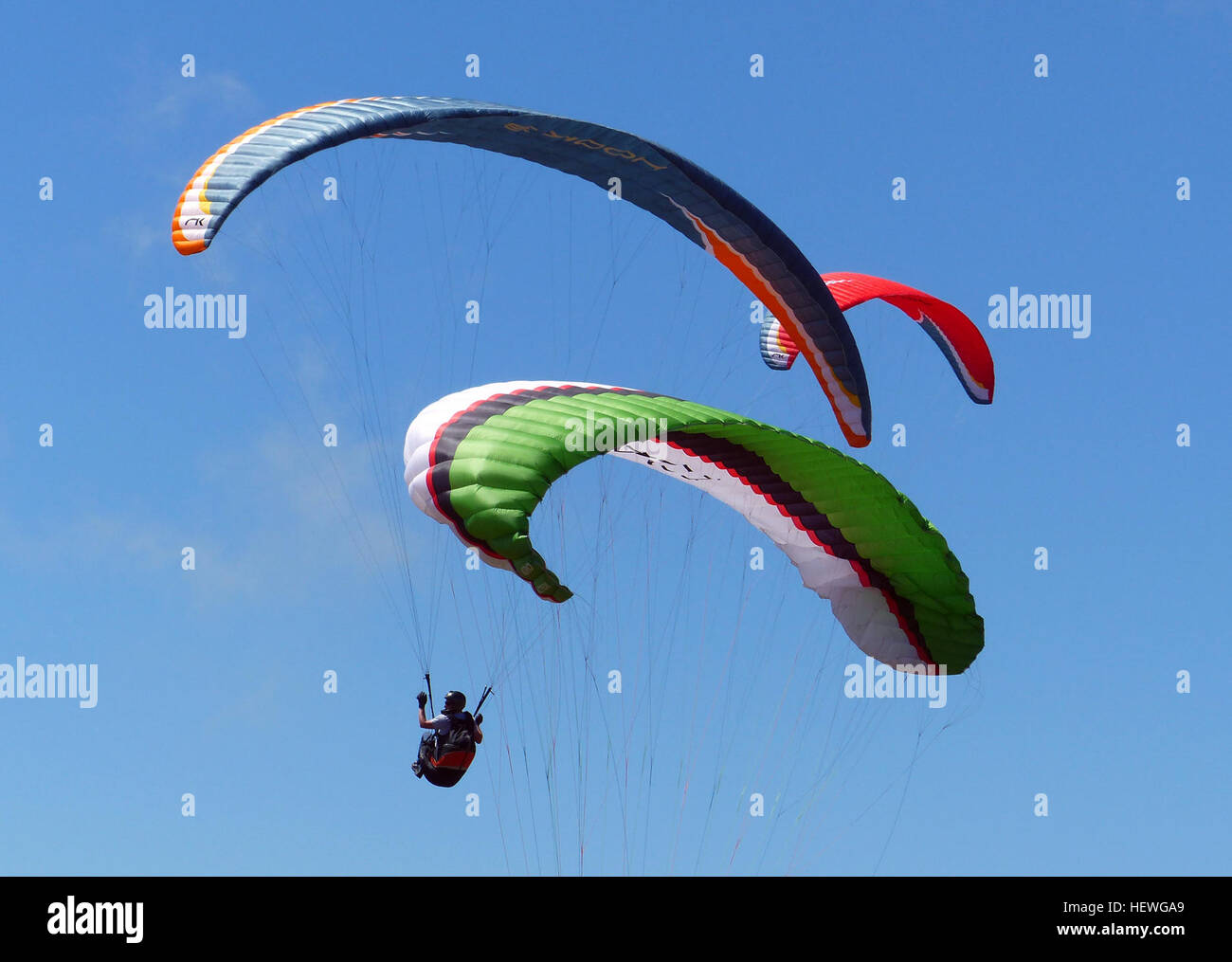 Modern paragliding evolved from parachuting canopies, allowing pilots ...