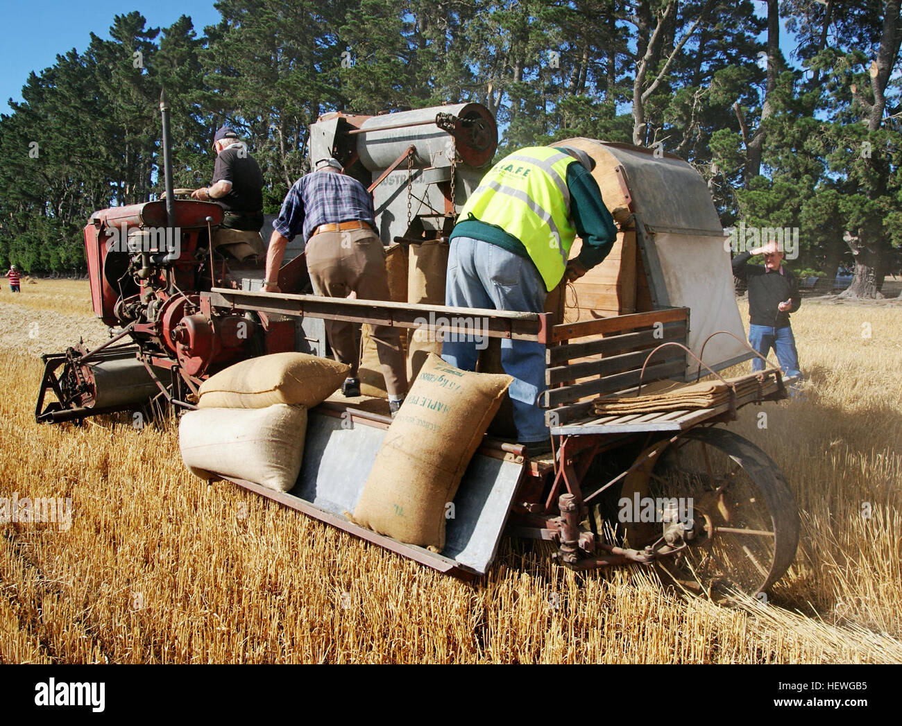 Australia wheat header hi-res stock photography and images - Alamy