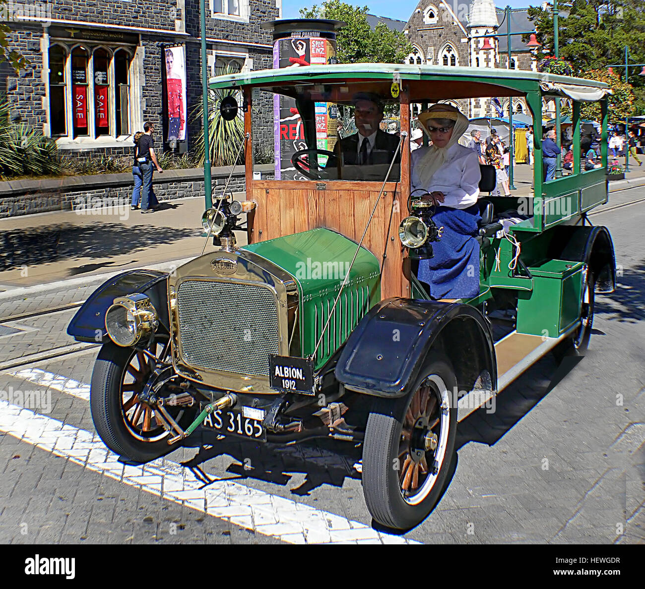 The 1912 Albion is a classic vintage car, known for its early 20th ...