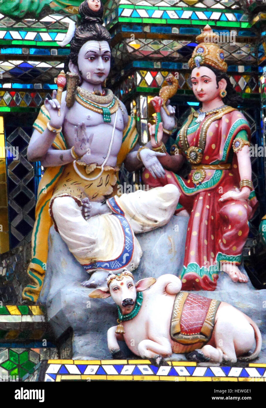 Hindu trinity of deities hi-res stock photography and images - Alamy