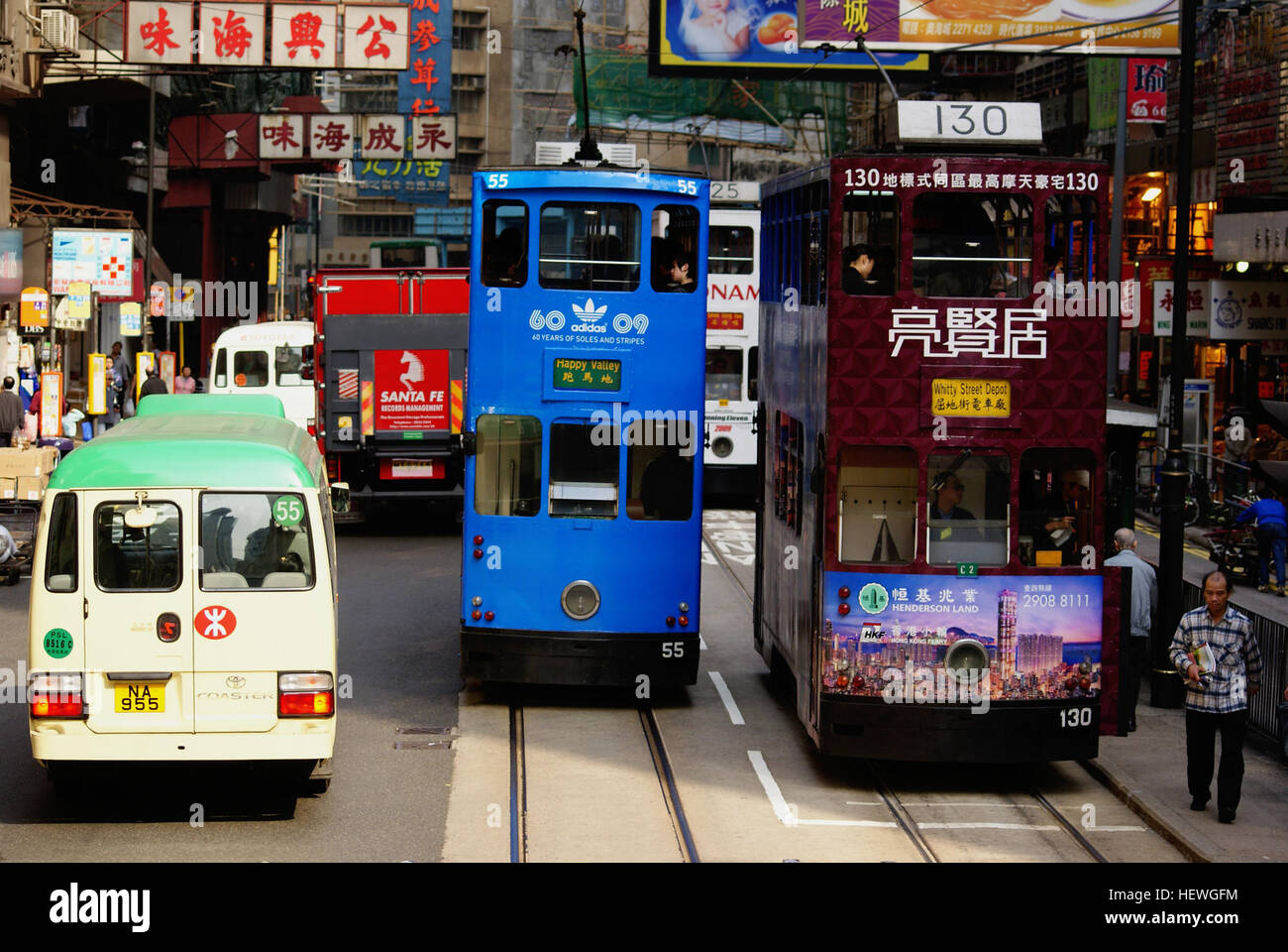 Hong Kong's iconic double-decker trams provide a unique way to explore ...