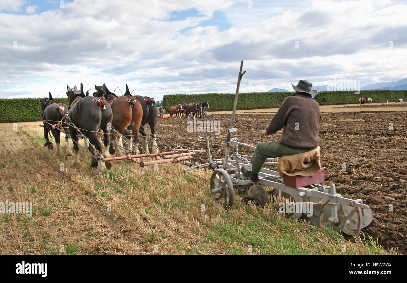 A plough (or plow) is a farming tool used for cultivating soil in ...