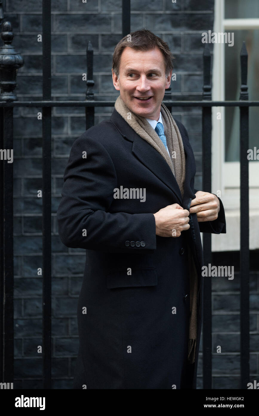 Ministers leaving 10 Downing Street. Featuring: Jeremy Hunt Where ...